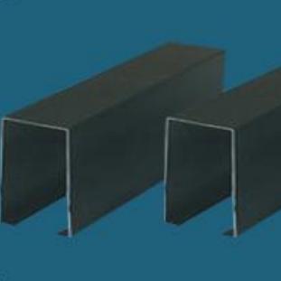 Quality Black High Grade Aluminum Strip Ceiling Powder Coating U Shaped for sale
