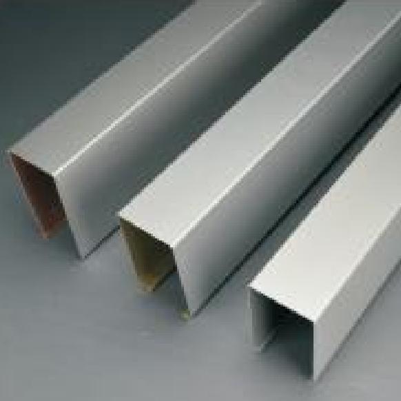 Quality Durable & Elegant U Shaped Aluminium Strip Ceiling Systems PE PVDF Coated for sale