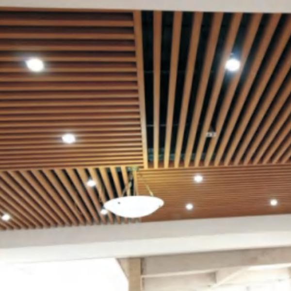 Quality Durable & Elegant U Shaped Aluminium Strip Ceiling Systems PE PVDF Coated for sale