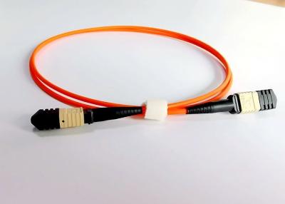 Cina cavo della toppa di 12F Senko MPO con poche perdite con il bene durevole provato controllo di qualità del cavo di OM2 LSZH in vendita
