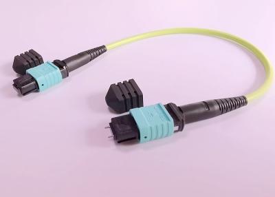 Cina Maschio a resistenza materiale femminile di schiacciamento del cavo LSZH della toppa di MPO per il sistema di comunicazione in vendita