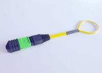 China MPO Fiber Loopback Adapter , 12F SM Patch Cable Connectors Without Housing for sale