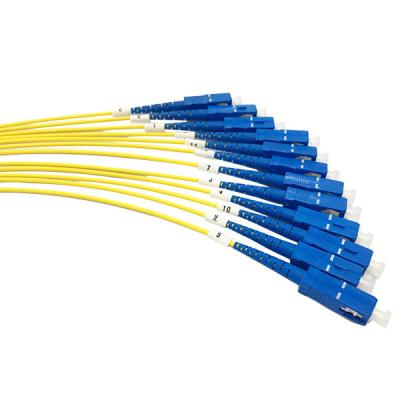 Cina G657A1 cavo UPC di uscita della fibra MPO/tipo polacco interferometro dell'APC di 3D collaudato in vendita