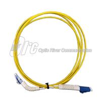 China Single Mode ORC duplex Fiber Optic Patch Cord With Flexible Boot for sale