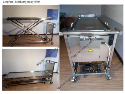 China 2017 Best sale high quality stainelss steel 304 mortuary trolley for sale