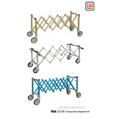 China Mortuary Product Aluminum Alloy Casket Trolley for sale