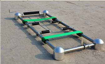 China Funeral Home Supplier Stainless Steel Casket Lower Machine Device for sale