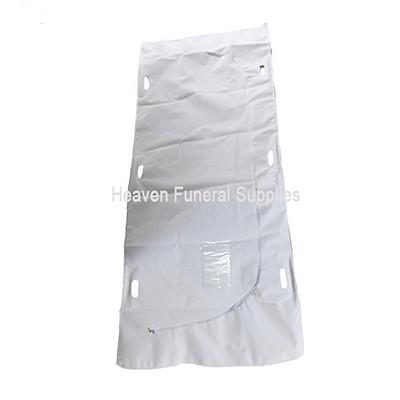 China Quick Shipping White Heavy Duty PVC  Funeral Cadaver Bag for Mortuary for sale