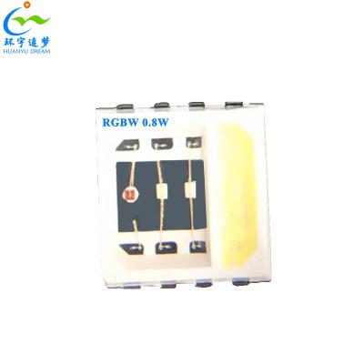 China 5050 SMD Multi-Color RGBW Natural White 20mA 60mA 0.2W 0.8W LED CHIP for sale