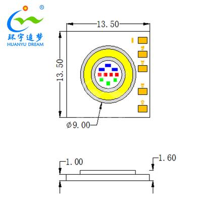 Cina 1313 LED COB sintonizzabile RGBW 10V 8W Ampio angolo di visione regolabile CCT in vendita