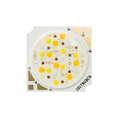 China 30W RGBCW COB LED Tunable LED COB 2700K 6500K High CRI 90 Dimmable LED Energy Efficient Chip-on-Board Light for sale