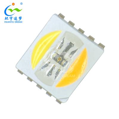 China SMD 5050 RGBCW 5IN1 LED Chip 0.4W for Stage Lighting for sale