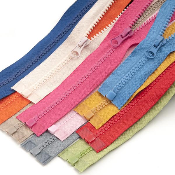 Quality Custom Size Logo 5# Resin Zipper Plastic Molded Zipper Derlin Zipper for sale