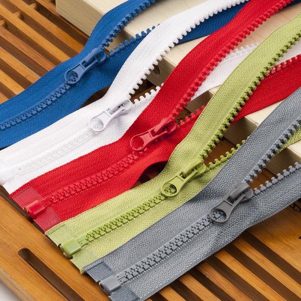 Quality Custom Size Logo 5# Resin Zipper Plastic Molded Zipper Derlin Zipper for sale