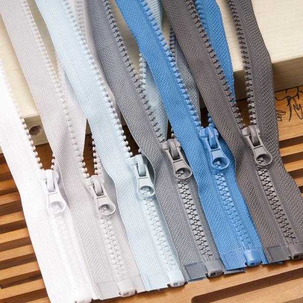 Quality Custom Size Logo 5# Resin Zipper Plastic Molded Zipper Derlin Zipper for sale