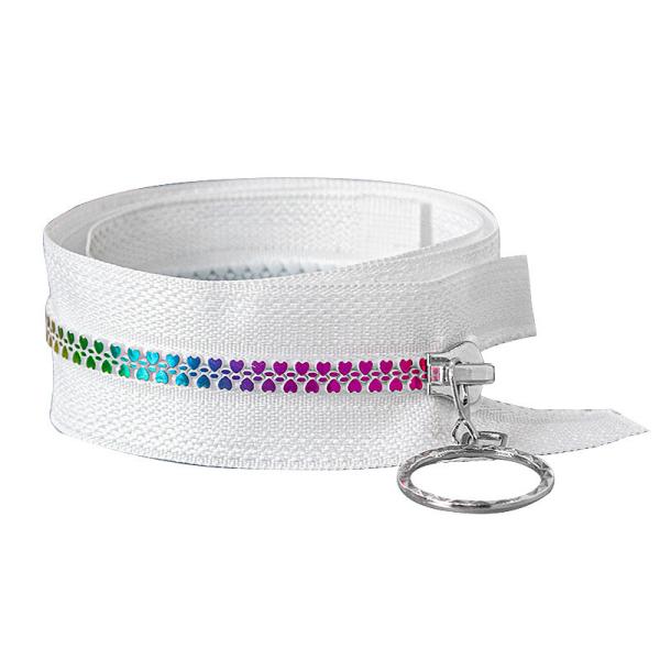 Quality Custom Size Logo 5# Resin Zipper Plastic Molded Zipper Derlin Zipper for sale