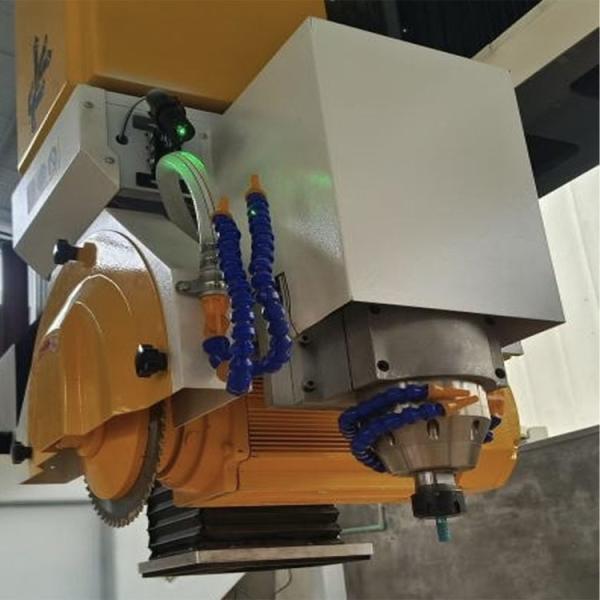 Quality ZEUS 4 Axis Stone CNC Bridge Cutting Machine with PLC Motor Engine & Gear-15KW+7 for sale