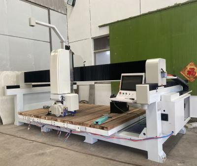 China Hot 4+3 stone cnc Bridge Cutting Machine 15kw+7.5kw Worktable Size 3200*2000mm Best Price times new roman Stone Machinery for sale