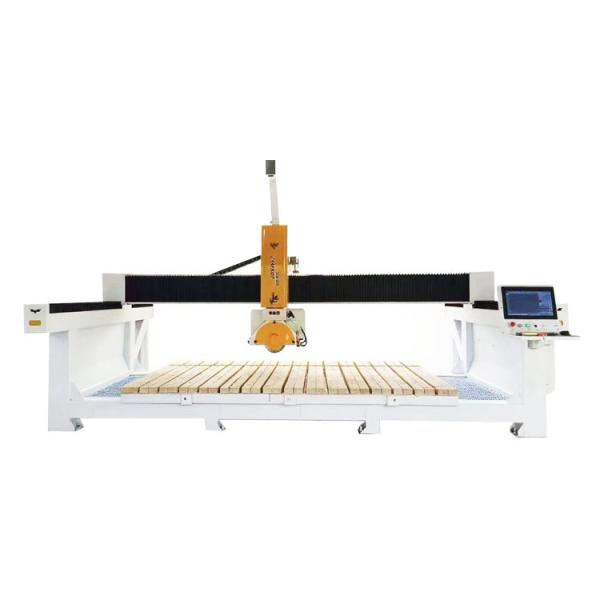 Quality ZEUS 4+2 Axis Bridge Cutting CNC Machine HD Camera Stone Suction Cup for Granite with Core Motor Component 15 kW 3200mm for sale