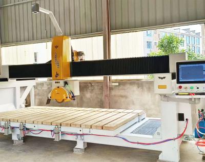 China ZEUS Four Axis Stone Cutting Machine for Marble 380V/220V 15kW Motor & Bearing Core Components for sale