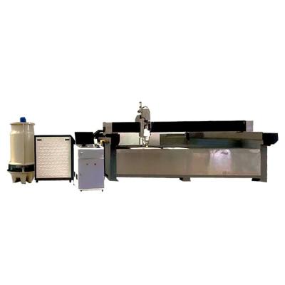 China ZEUS Five Axis Waterjet Stone CNC Engraving/Cutting Machine Core Components Engine Motor Gear Pump PLC 380V/220V High Safety for sale
