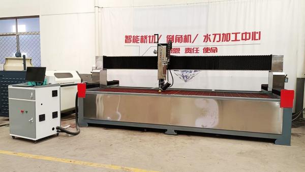 Quality Five Axis Waterjet/Stone CNC Engraving & Cutting Machine with PLC Motor Engine for sale