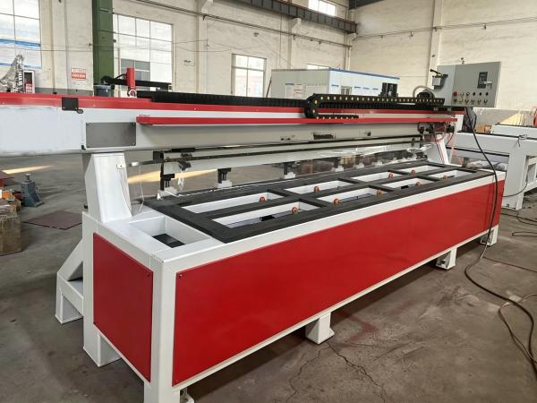 Quality ZEUS 45 Degree Chamfering Machine One Cutting One Edging PLC Control Gear Drive Stone Grinding Engine Motor Pump Bearing 7.5kw for sale