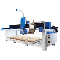 China 5 Axis Stone CNC Bridge Cutting & Chamfering Machine with Core Motor Engine Gear Pump & PLC Components for sale