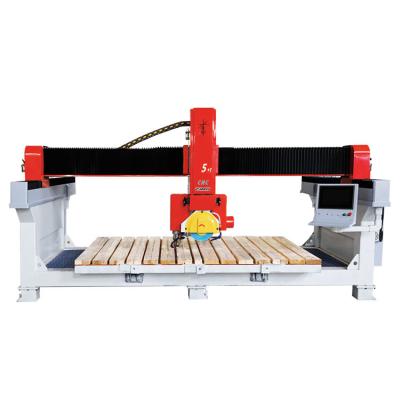 China 5 Axis 15kw Bridge Cutting Machine for Stone Customizable CNC Machine with Maximum Cutting Length Stone Machinery for sale