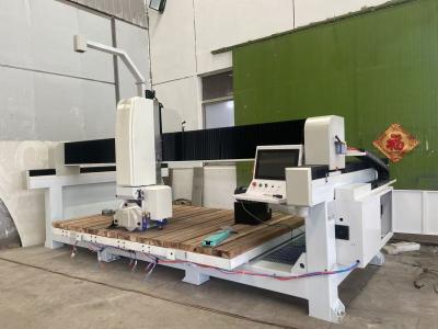 China 4+3 AXIS CNC CUTTER 15KW+7.5KW 3200*2000MM CUT 100MM BRIDGE CUTTING MACHINE SAVE MONEY FREE  AFTER SALES TRAINING CUSTOM LOGO CHAMFER 45 DEGREE SPINDLE CAMERA SUCTION SAW BLADE TABLE TILT 85 DEGEEE for sale