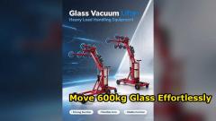 Heavy Duty 600kg Glass Suction Cart Electric Powered