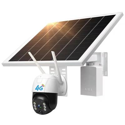 China Loosafe 2MP CCTV Camera 20W Solar Battery Powered Outdoor IP67 1080P Night Vision Surveillance 4G Sim Card IP PTZ Speed Dome Cam for sale