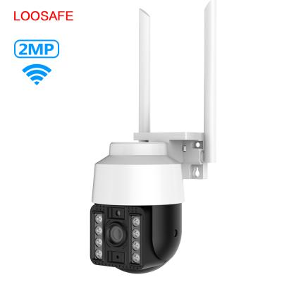 China 1080P IR Outdoor Auto Tracking Dome Camera H.265 Infrared WiFi Security Pan Tilt Digital Zoom 2MP Network CCTV PTZ C for sale