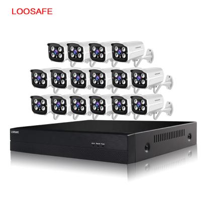 China Loosafe recorder 1080p mini Dual stream 16ch Outdoor Waterproof Security Camera System CMS centralized monitoring AHD DVR Kit for sale