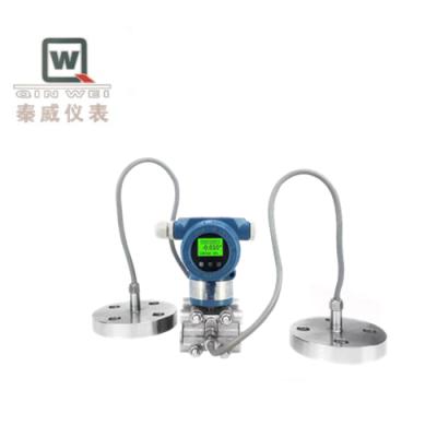 China Differential Pressure Level Transmitter Double Flange Capillary Sealed Tank Level Measurement 4-20mA HART for sale