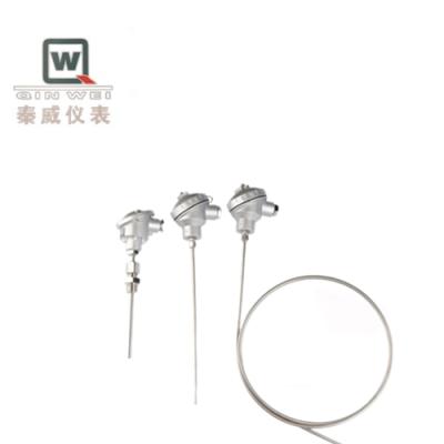 China IP60 Armored Thermocouple Corrosion Resistant Fast Response Sheathed Thermocouple for sale