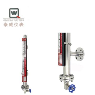 China Safety IP65 Magnetic Liquid Level Titanium Material Magnetic Flap Level Gauge for sale