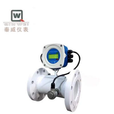 China Modular Clamp On Ultrasonic Flowmeter / High Temperature Ultrasonic Flow Meter for sale