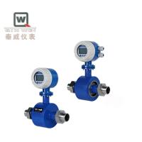 China Compact Threaded Electromagnetic Flowmeter DN6-DN50 BSP NPT OEM Dosing Meter for sale