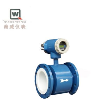 China 50Hz 60Hz AC Electromagnetic Flowmeter 4-20mA 316L Stainless Steel / Hastelloy Material for sale