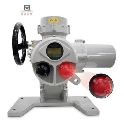 China Quarter Turn Electric Actuator 3000 Nm AC220V DC24V ISO 5211 for Ball Butterfly Valves for sale