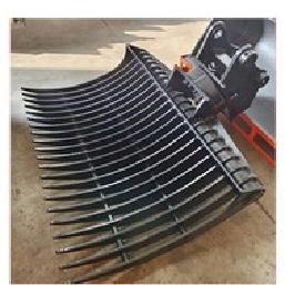 China Rotary rake can be rotated 360 degrees, multi-angle operation for sale
