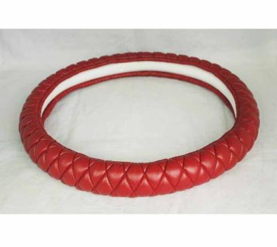 China Lambskin hot sell Kuwait Russia Peru car steering wheel cover from Factory for sale