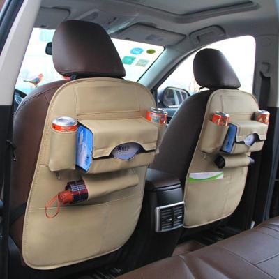 China Beige color used for car organizer, export to Singaport a lot, car back organizer for sale