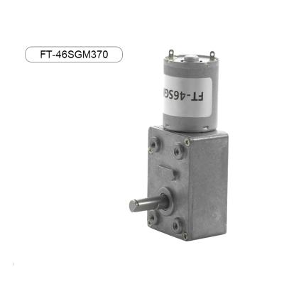 China FT-46SGM370 Worm Geared Motor 12v 24v Micro Dc Motor for Electric Daily Necessities for sale