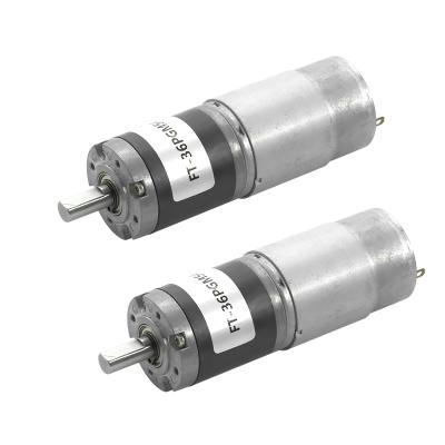 China 2rpm-800rpm Custom DC Gear Motor , 36mm Planetary Gear Motor For Robots for sale