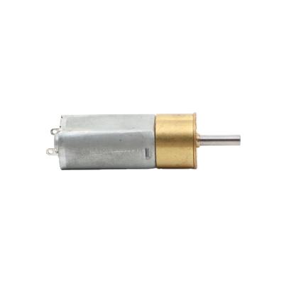 China Slow Speed Micro DC Gear Motor16mm Diameter  6V 12V Electric Gearbox Motor for sale