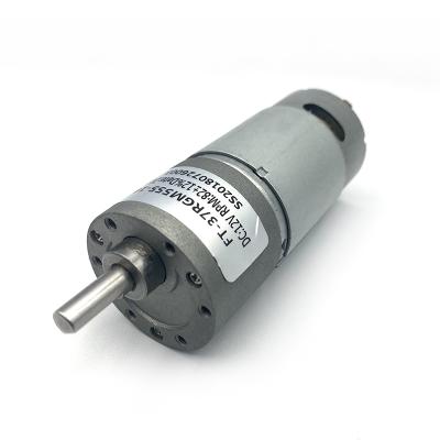 China FT-37RGM555 37mm Diameter Dc Spur Gear Electric Motor for sale