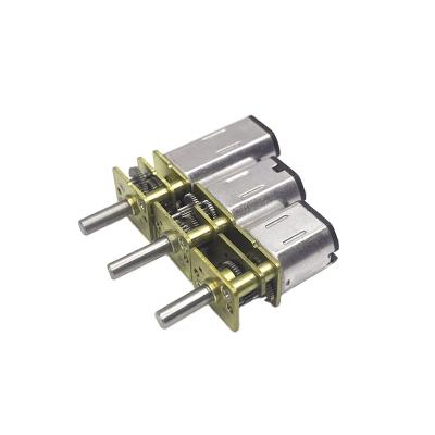 China DC 3V 6V 12V N20 Mini Micro Metal Gear Motor with Gearwheel  10-1500rpm for sale