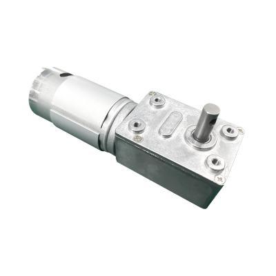 China FT- 58SGM555 Carbon Brushed Dc Worm Gear Motor  for  Smart Home  Robots for sale